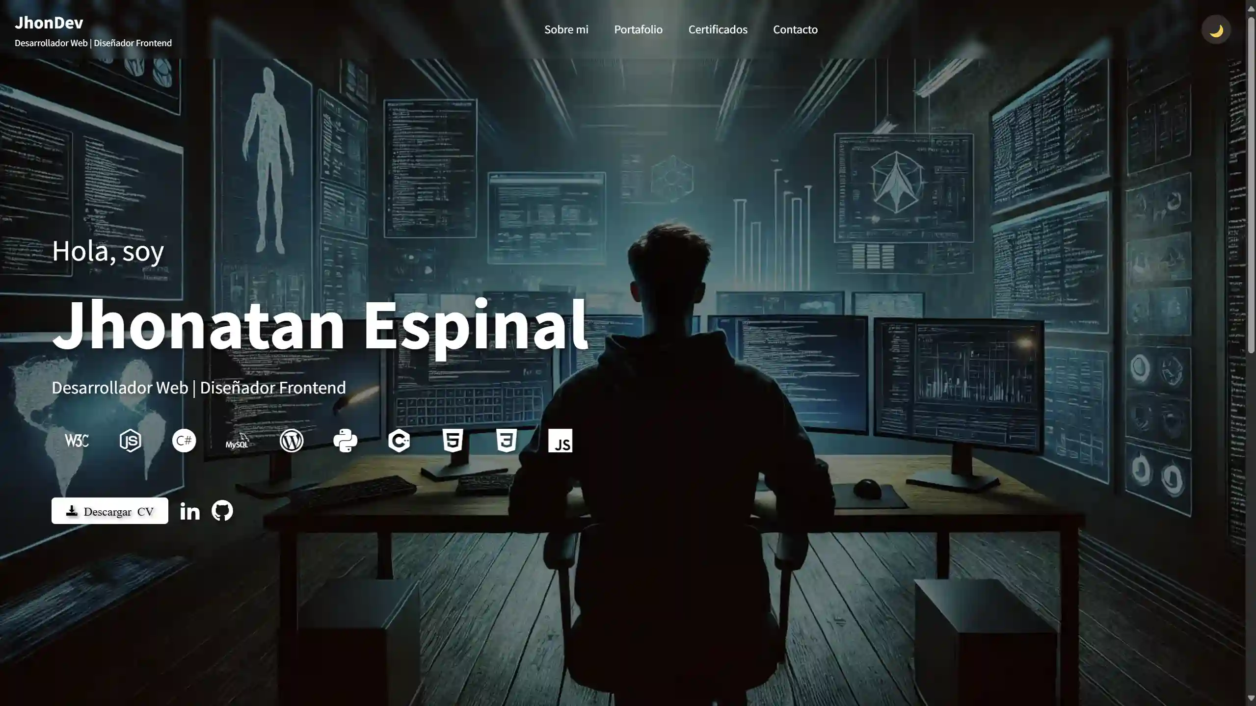 JhonDev | Desarrollador Web (React, Next.js) | Optimización SEO